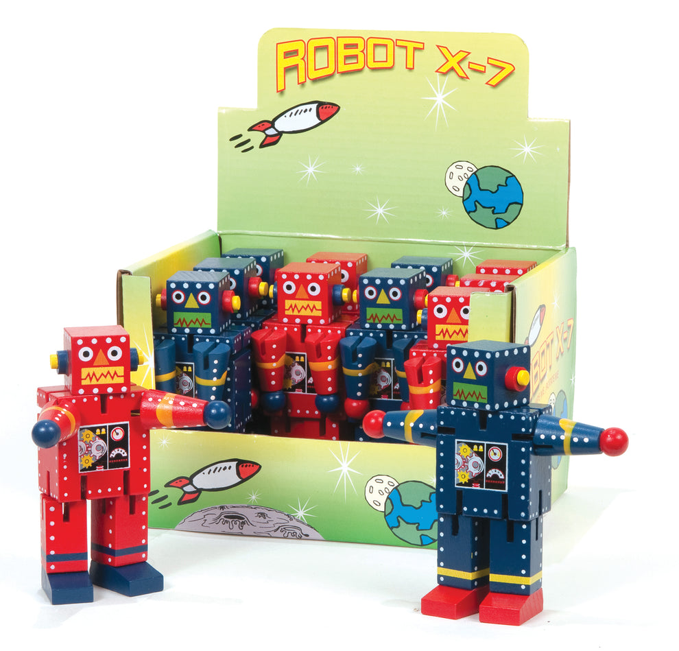 Mini Robot X-7 (Display of 12) – The Original Toy Company
