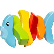 What' Zit Fish - Twistable Wooden Toy for Babies and Toddlers – The ...